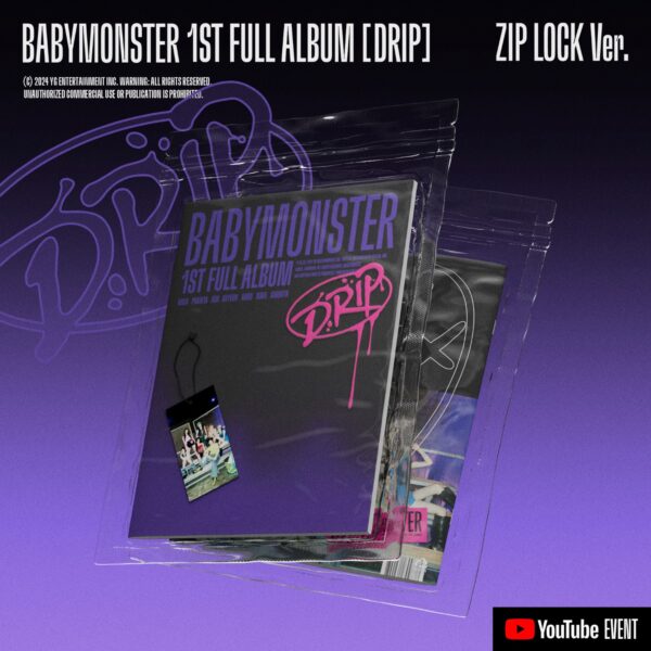 [YouTube] BABYMONSTER FULL ALBUM đầu tiên [DRIP] ZIP LOCK Ver. #ver