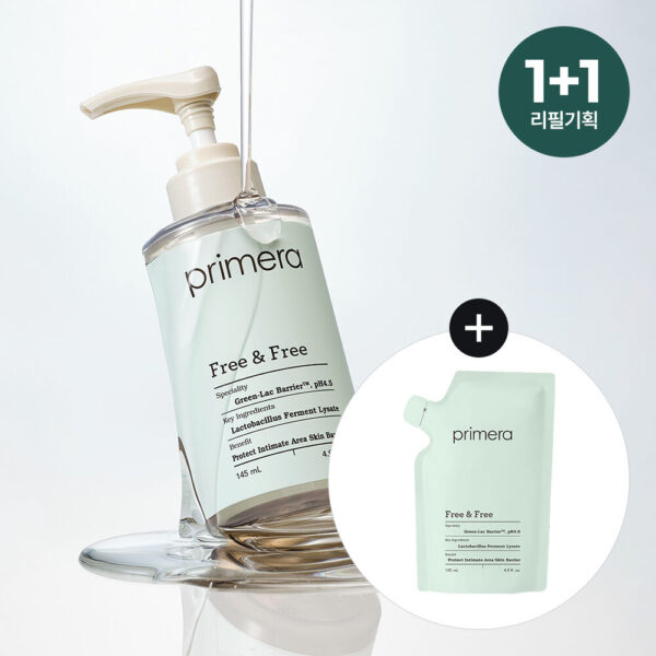 [1+1기획] 프리메라 후리 앤 후리 기획세트(145ml+리필) #l리필